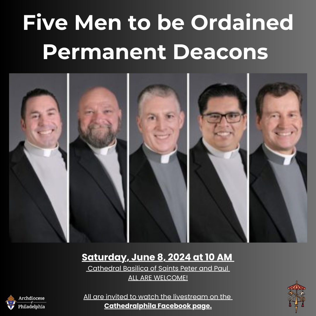 Ordination Permanent Deacons on June 8, 2024 – The Cathedral Basilica ...