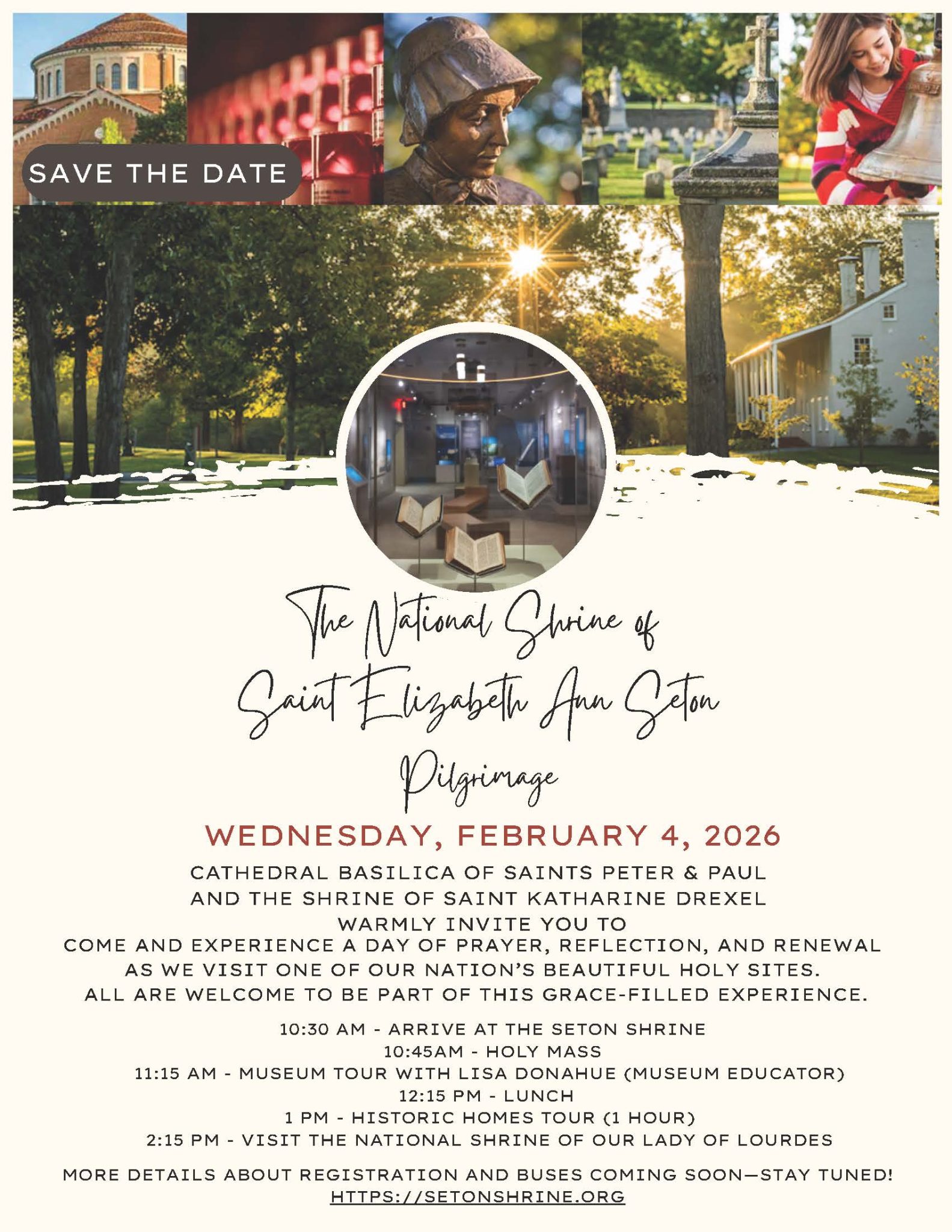 National Shrine of St. Elizabeth Ann Seton Pilgrimage – The Cathedral ...